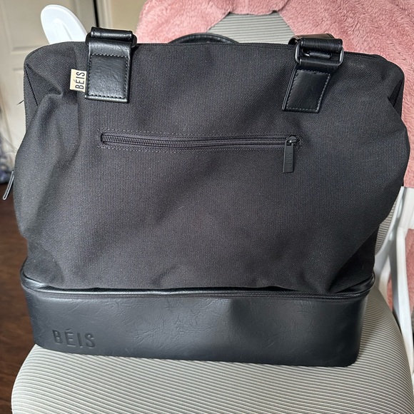 BEIS | Bags | Beis The Convertible Mini Weekender In Black | Poshmark